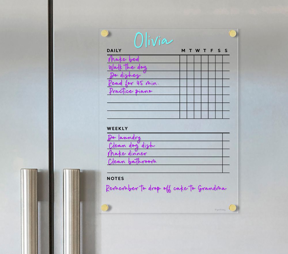 Girl Friday Chore Chart 12"x9" | Pottery Barn Kids