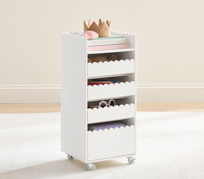 Woven Tiered Storage Cart | Pottery Barn Kids