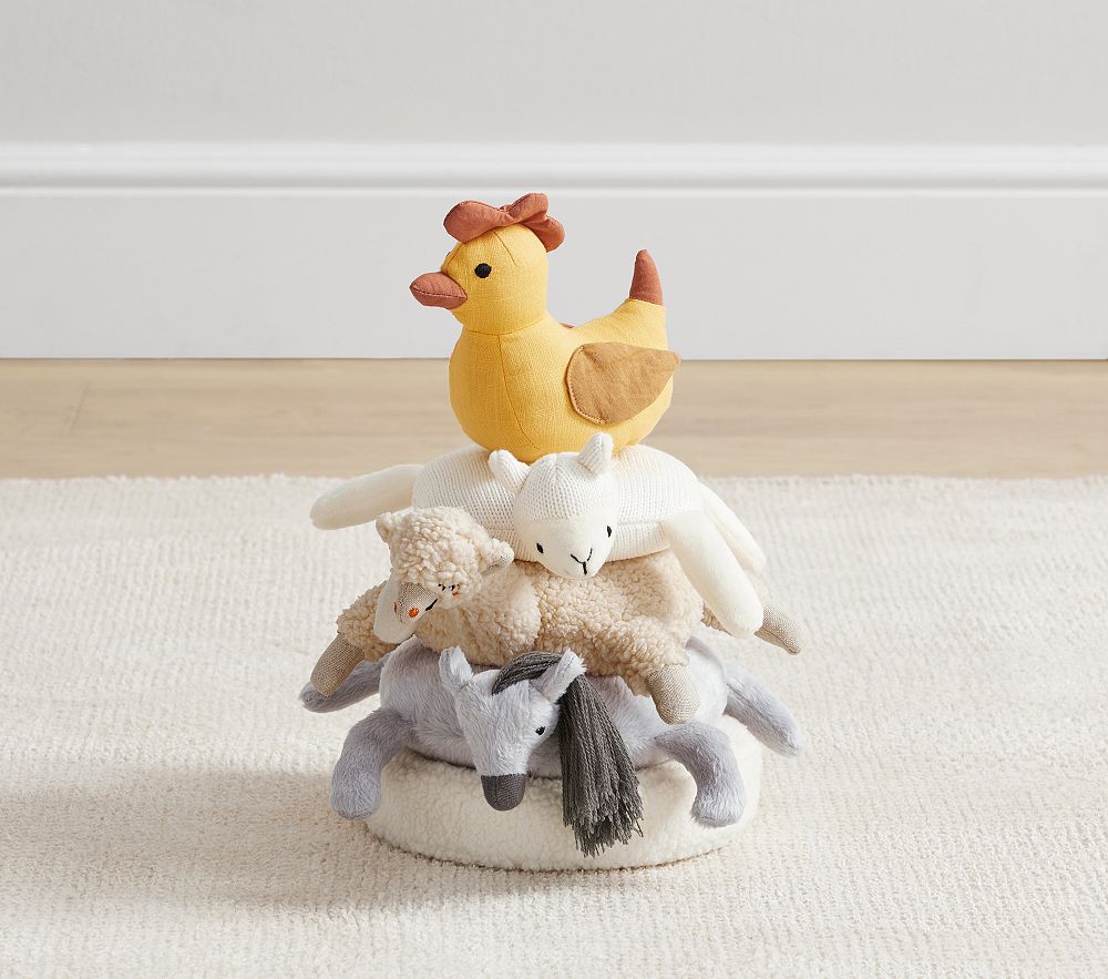 Farmhouse Animal Stacker Toy | Pottery Barn Kids