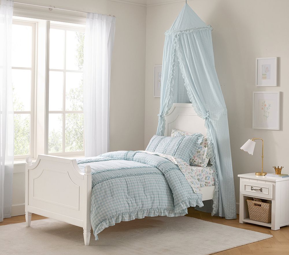 Gingham Ruffle Canopy | Pottery Barn Kids