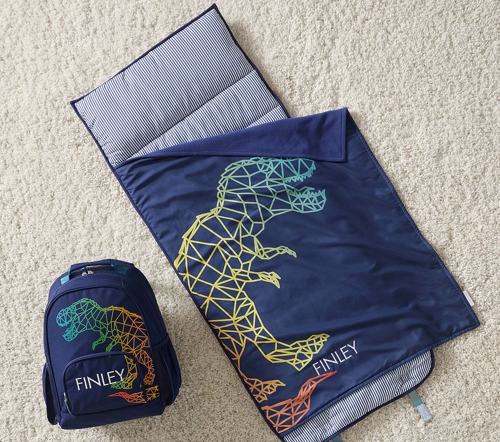 T. Rex Blueprint Mackenzie Nap Mat & Small Backpack Bundle | Pottery ...
