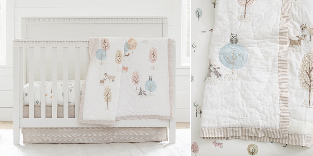 Gender Neutral Crib + Baby Bedding | Pottery Barn Kids