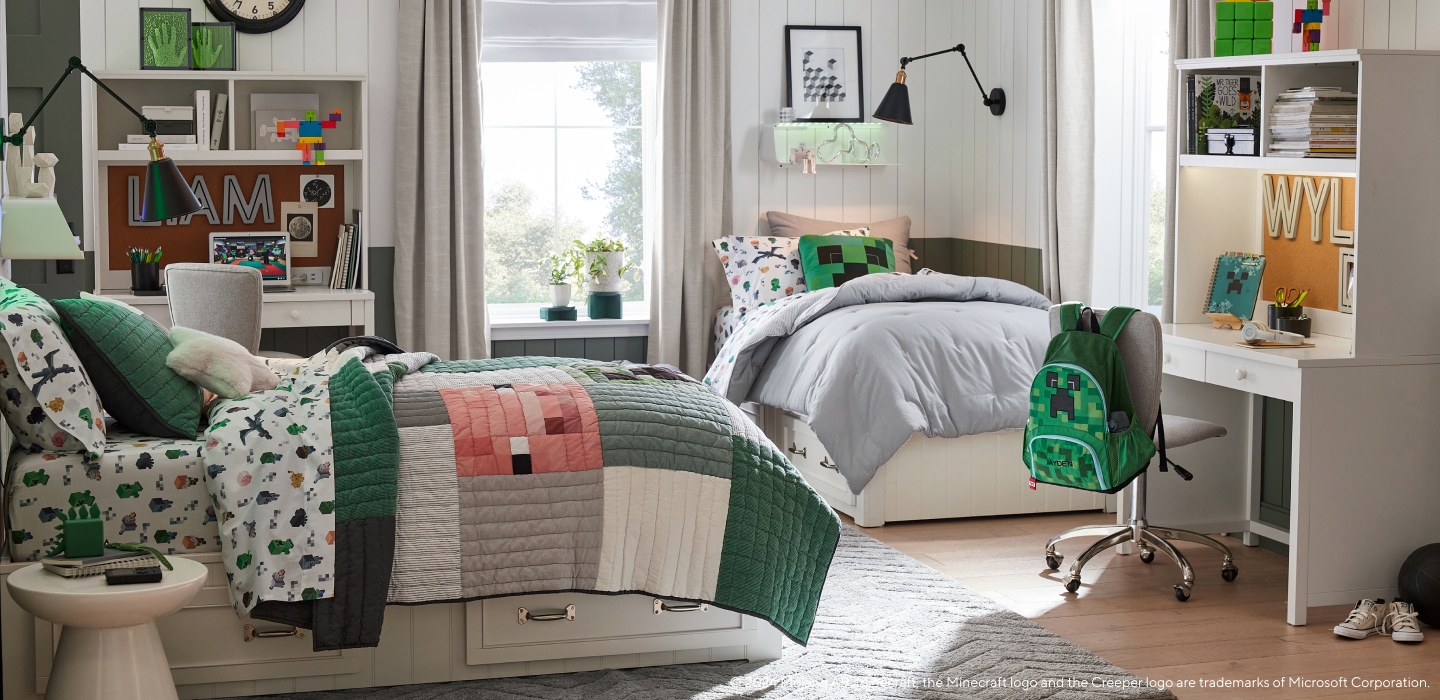 Minecraft(TM) Bedroom | Pottery Barn Kids