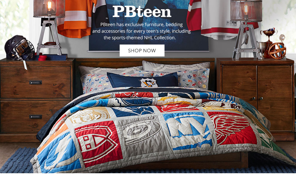 Pottery barn hockey sheets store