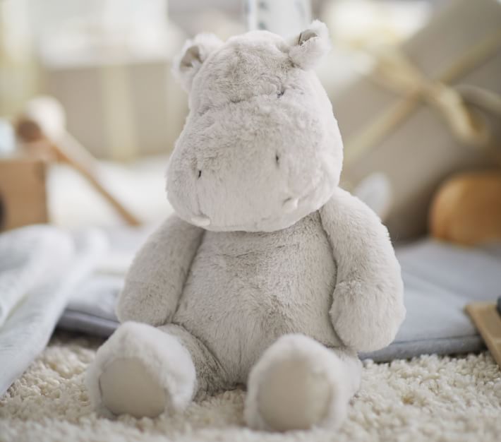 Gray Hippo Nursery Plush| Stuffed Animal | Pottery Barn Kids