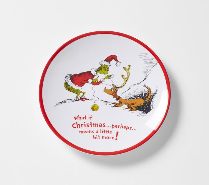 Dr. Seuss's The Grinch™ Plates | Pottery Barn Kids
