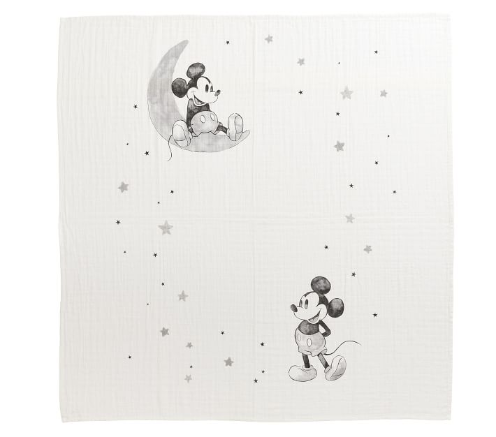 Disney Mickey Mouse Organic Swaddle Set | Pottery Barn Kids