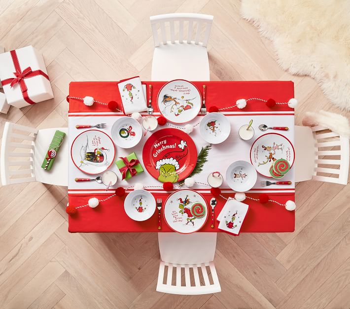 Dr. Seuss's The Grinch™ Bowls | Pottery Barn Kids
