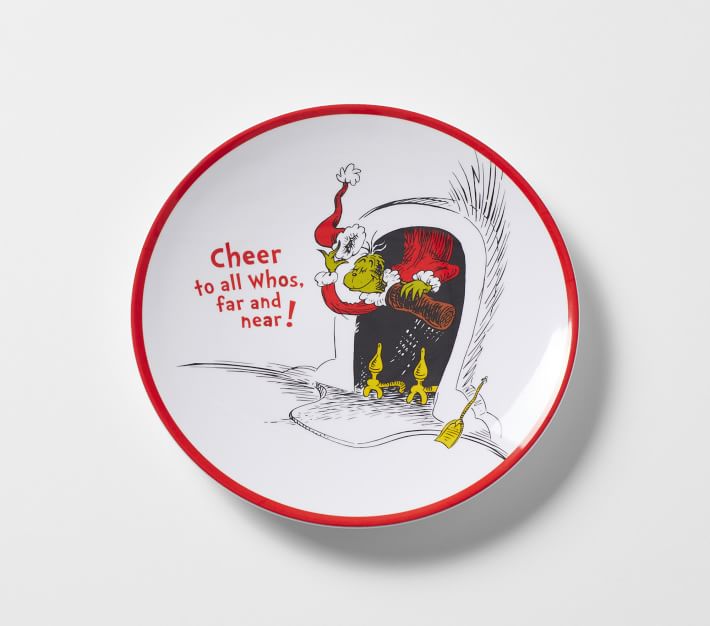 Dr. Seuss's The Grinch™ Plates | Pottery Barn Kids