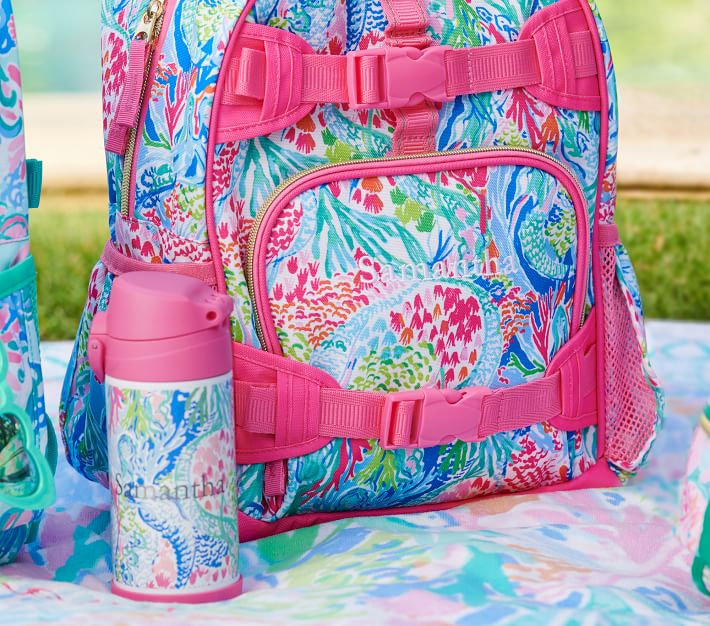 Mackenzie Lilly Pulitzer Mermaid Cove Backpacks | Pottery Barn Kids