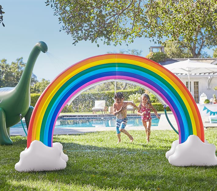 Rainbow Inflatable Kids Sprinkler | Outdoor Toys | Pottery Barn Kids