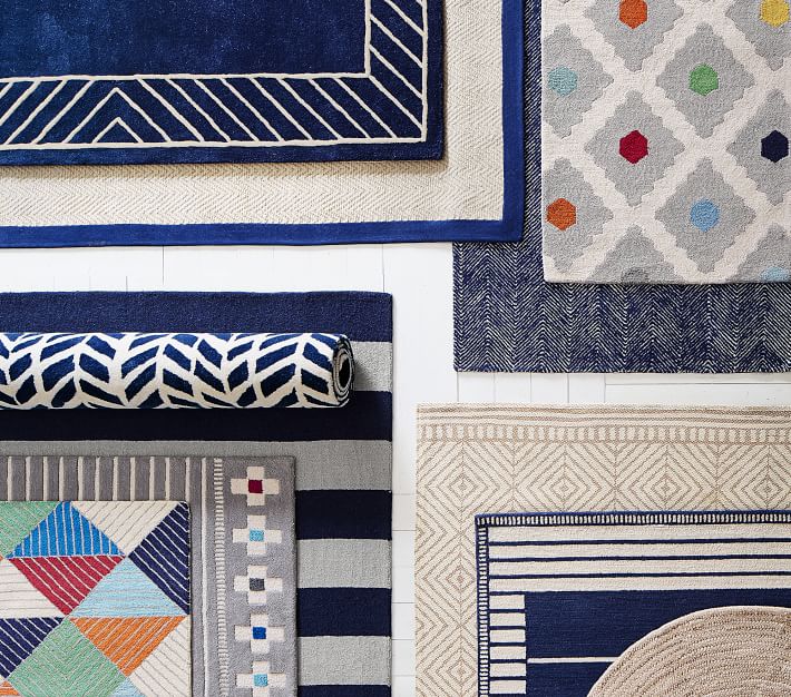 Rugby Rug | Patterned Rugs | Pottery Barn Kids
