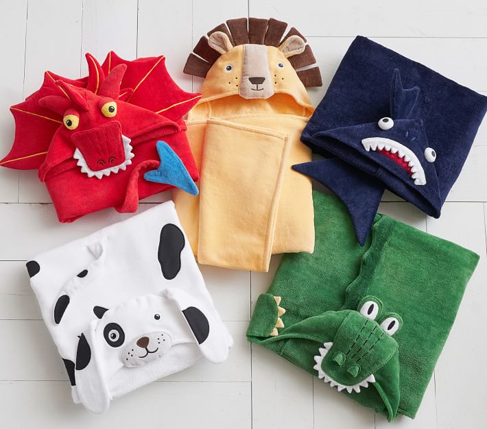 Alligator Over the Top Critter Hooded Towel | Pottery Barn Kids