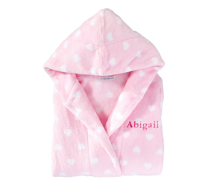Heart Kids Bathrobe | Pottery Barn Kids