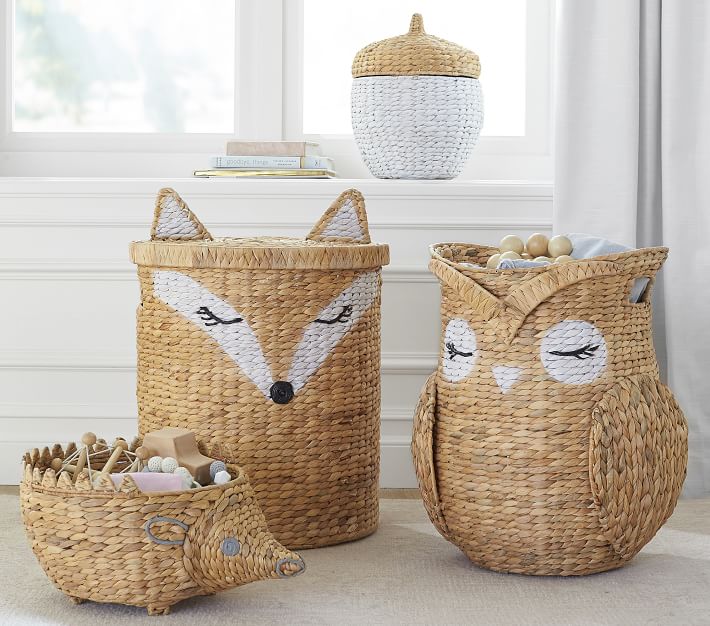 Shaped Fox Storage | Nursery Storage | Pottery Barn Kids