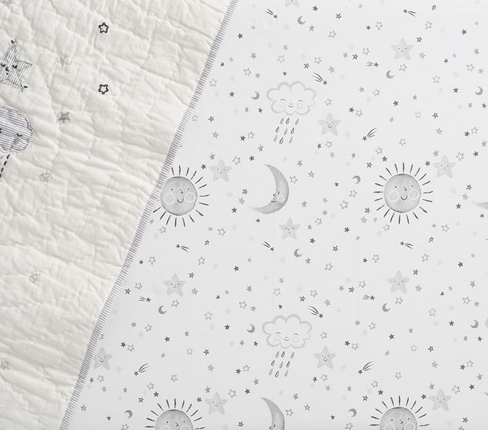 Organic Skye Crib Sheets | Pottery Barn Kids