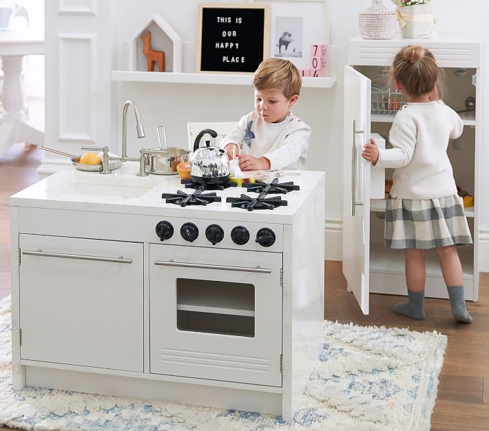 Metal Pots & Pans Set | Toy Kitchen Accessories | Pottery Barn Kids