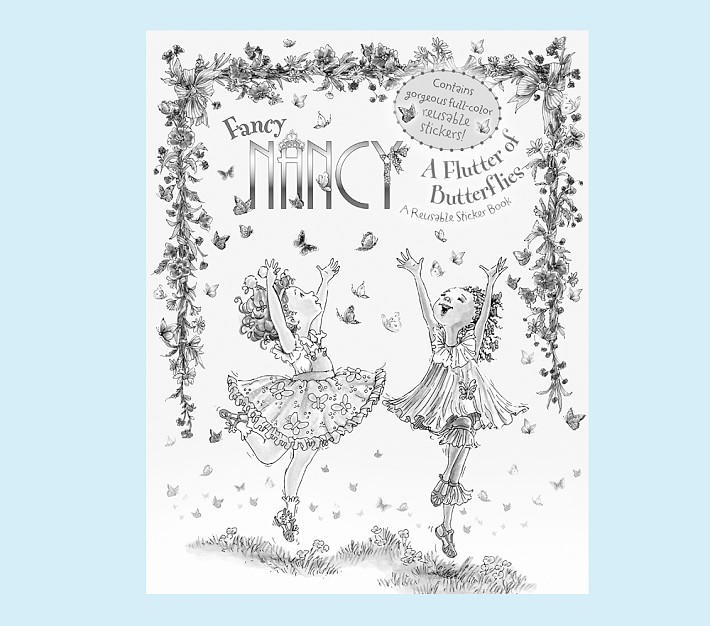 Fancy Nancy Butterfly Sticker Book | Kids Books | Pottery Barn Kids