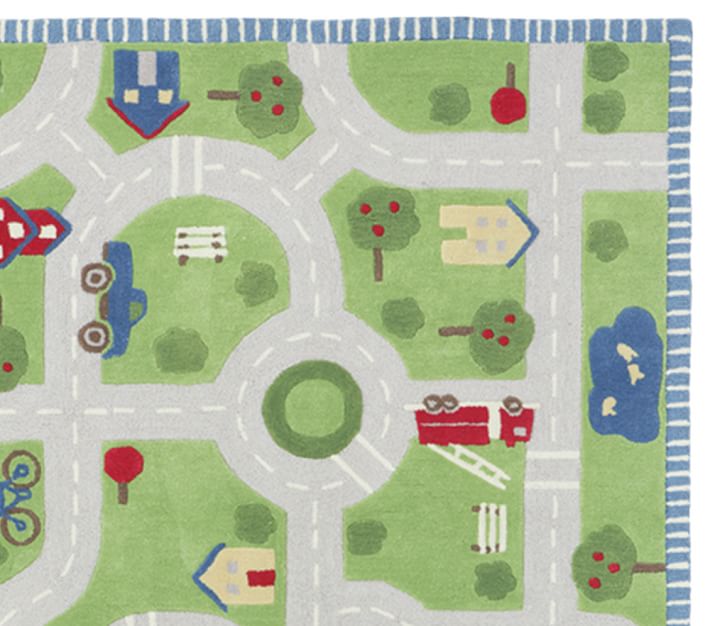 Play in the Park Road Rug | Patterned Rugs | Pottery Barn Kids