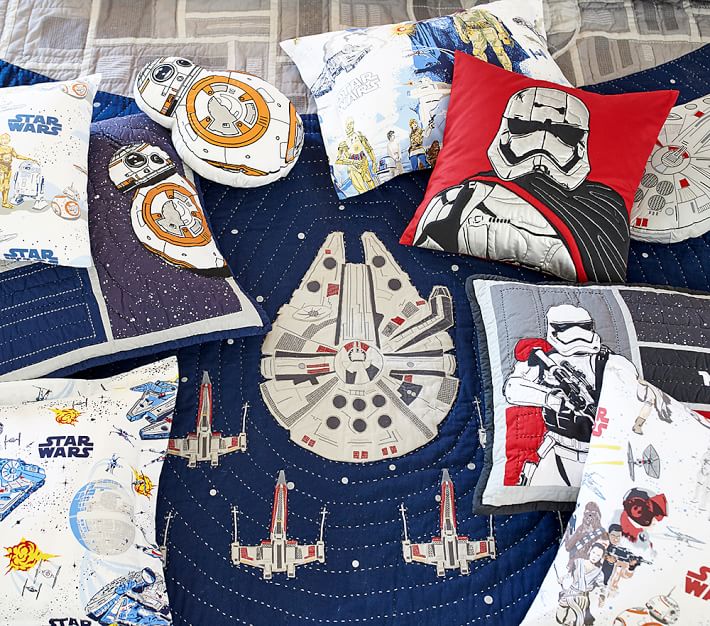 Star Wars™ Square Decorative Kids' Pillow Shams | Pottery Barn Kids