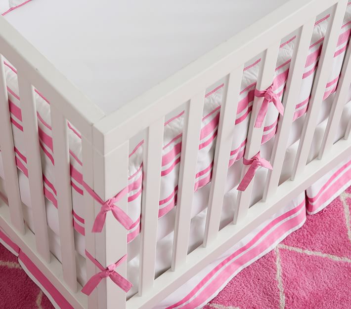 Light Pink Harper Baby Bedding | Crib Bedding | Pottery Barn Kids