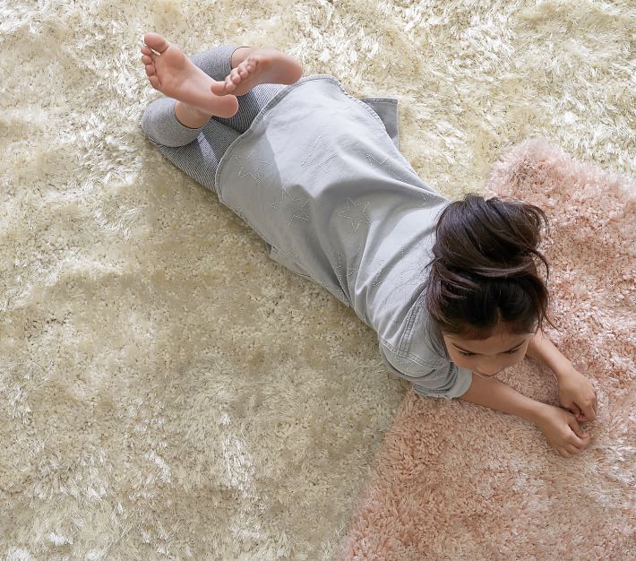 Performance Luster Rug | Solid Color Rugs | Pottery Barn Kids