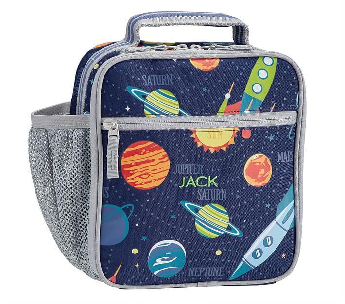 Mackenzie Navy Solar System Glow-in-the-Dark Lunch Boxes | Pottery Barn ...