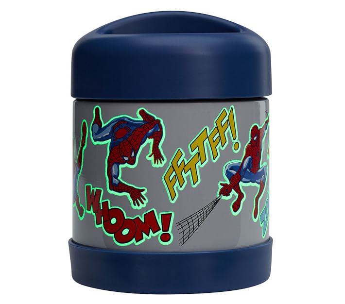 Marvel Glow-in-the-Dark Spider-Man Thermos | Food Storage | Pottery ...