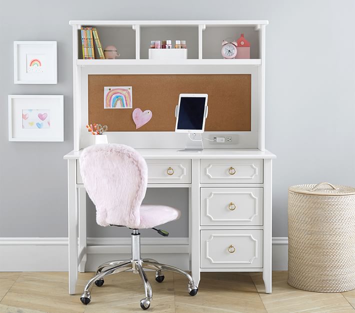 Ava Regency Kids Storage Desk | Pottery Barn Kids