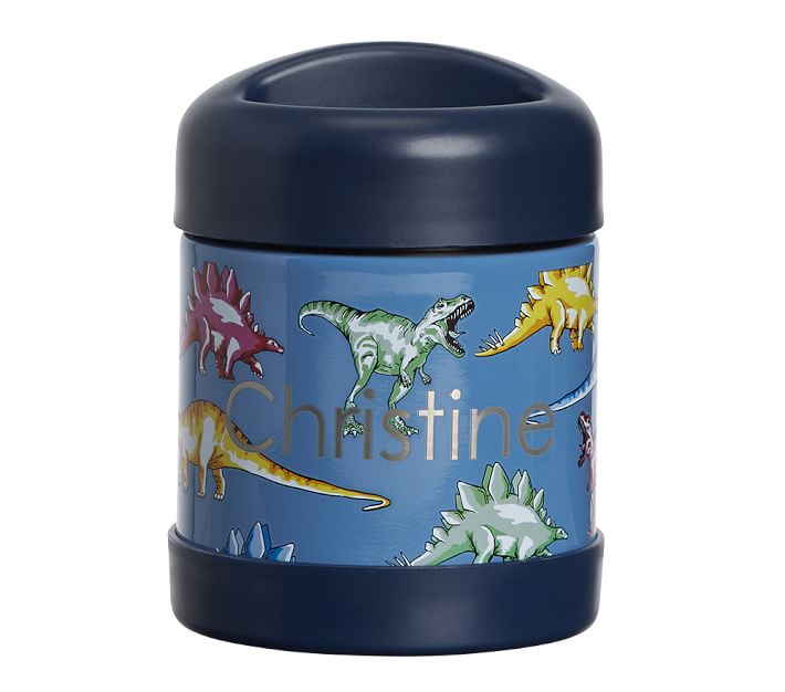 Blue Multi Dinos Thermos | Food Storage | Pottery Barn Kids