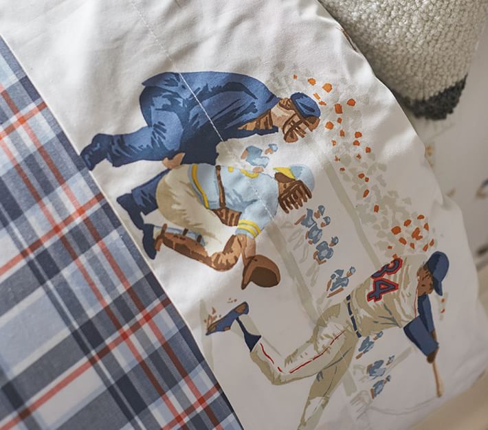 Vintage Baseball Kids' Sheet Set | Pottery Barn Kids