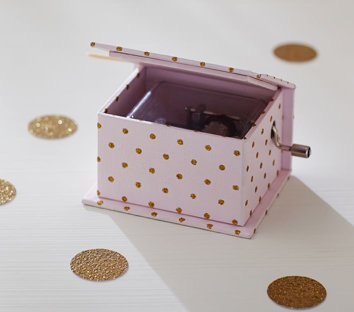 Pink Glitter Music Box | Baby Keepsake | Pottery Barn Kids