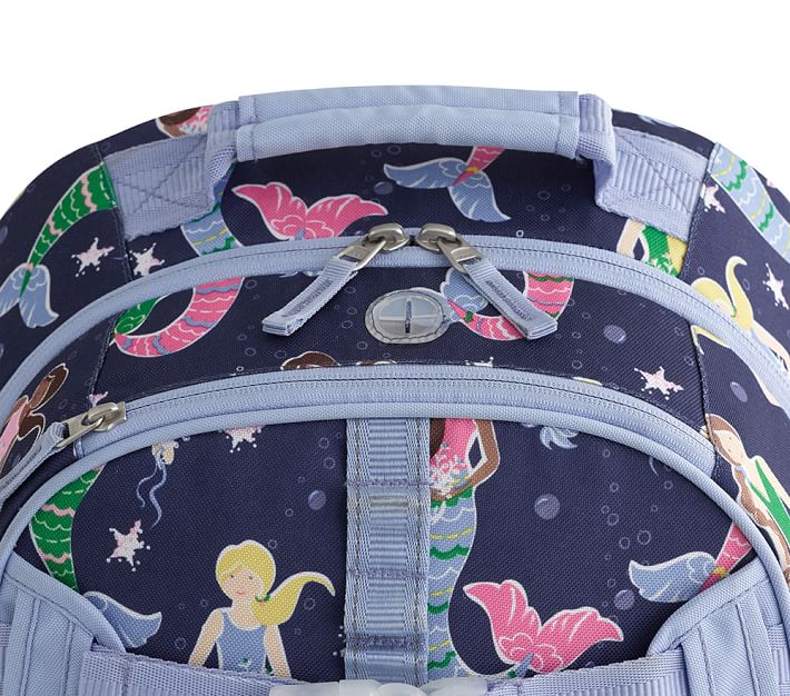 Mackenzie Navy Mermaid Kids Backpack | Pottery Barn Kids