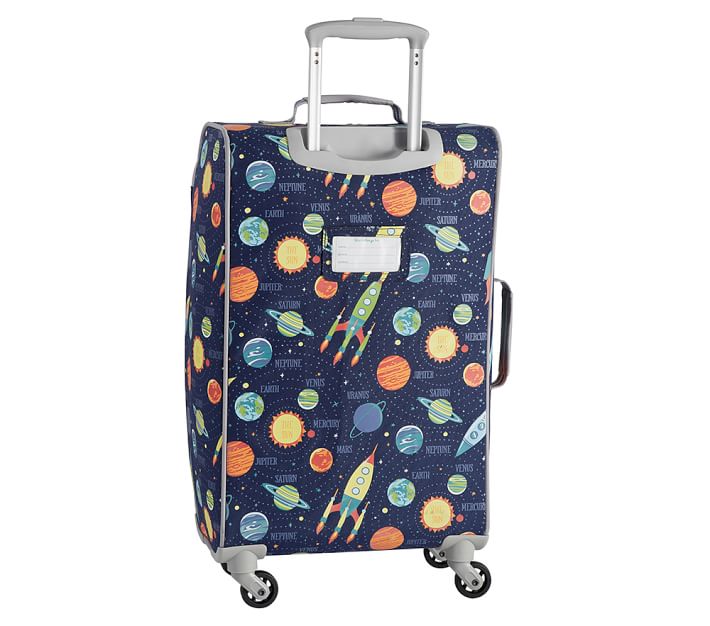 Navy Solar System Glow-in-the-Dark Small Spinner Kids Suitcase ...