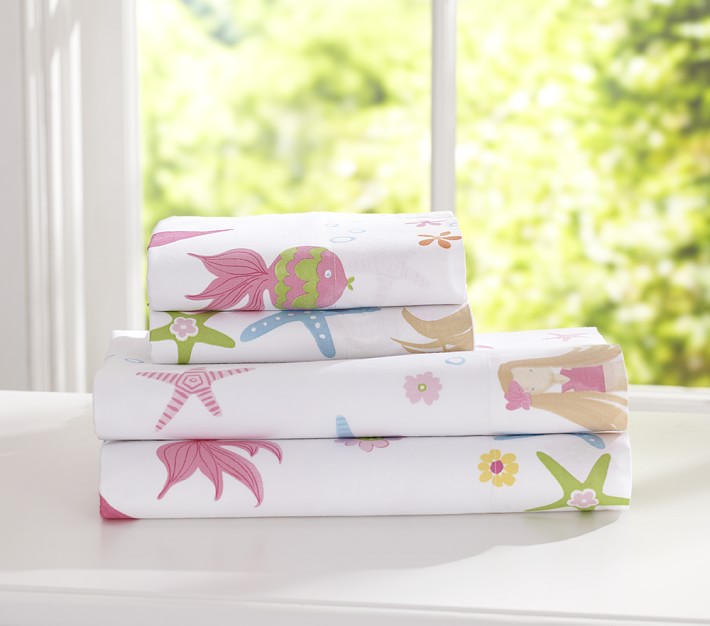Mermaid Kids' Sheet Set | Pottery Barn Kids