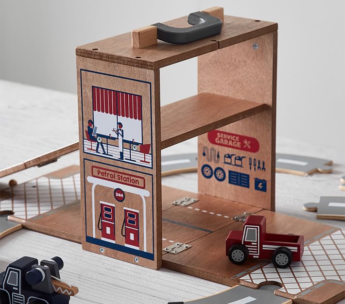 Mobile Toy Car Track Set | Pottery Barn Kids