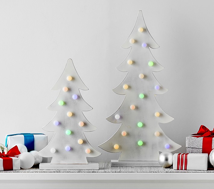 Merry & Bright Light-up Trees | Christmas Decorations | Pottery Barn Kids