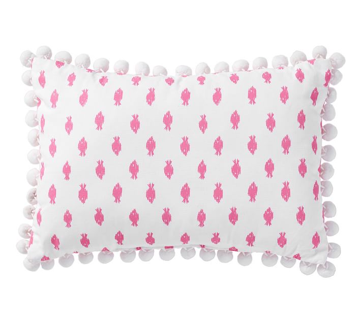 Lilly Pulitzer Reversible Beach Bathers Ikat Lumbar Throw Pillow