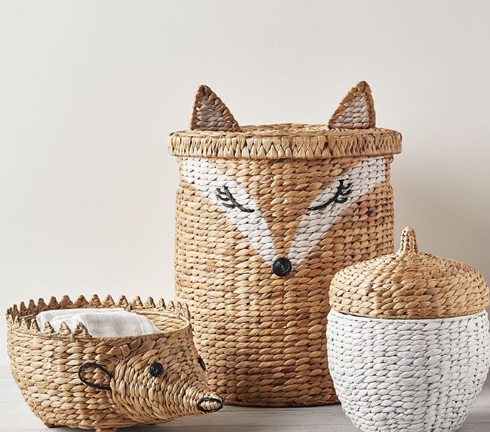 Shaped Fox Storage | Nursery Storage | Pottery Barn Kids