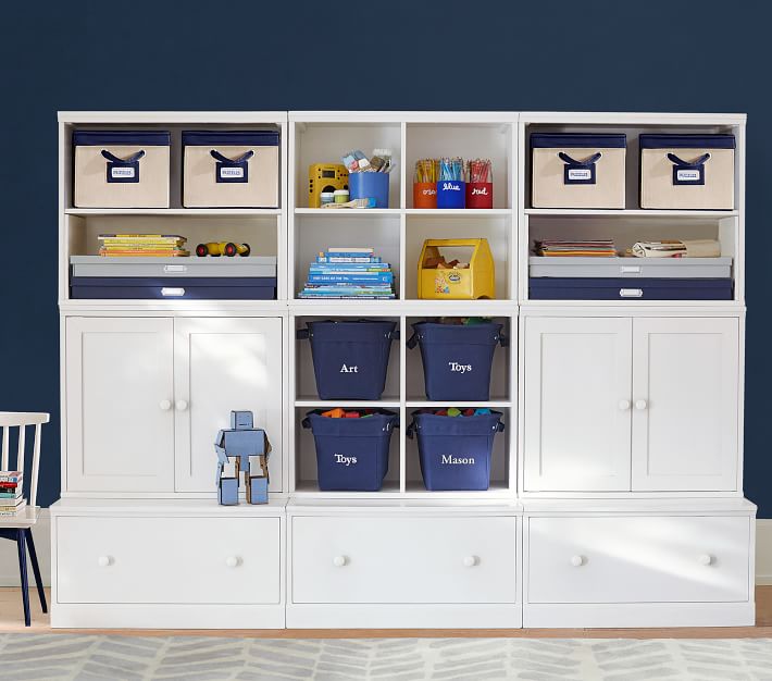 Build Your Own Cameron Wall System | Playroom Storage | Pottery Barn Kids
