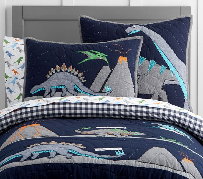 Warren Dinosaur Kids' Comforter Set | Pottery Barn Kids