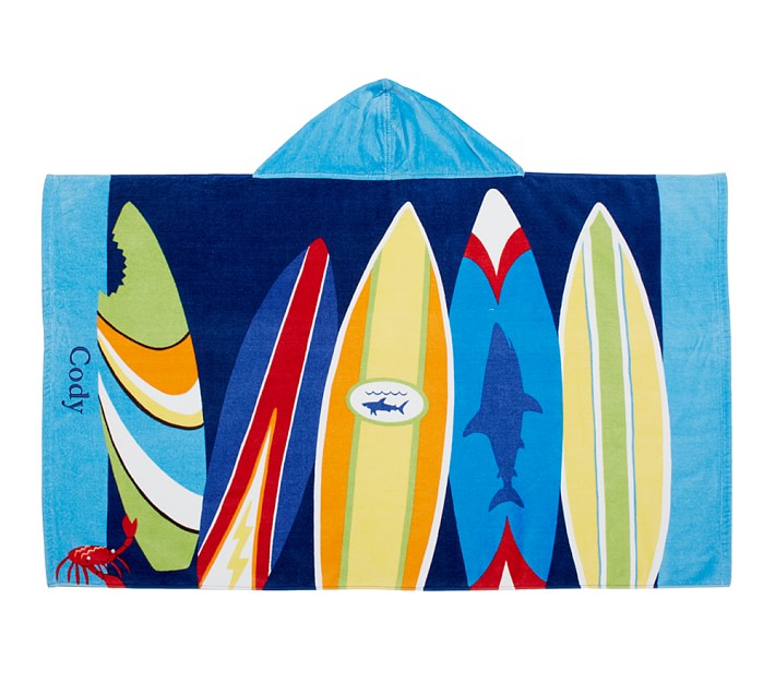 Boys Surf Hooded Beach Towel | Pottery Barn Kids