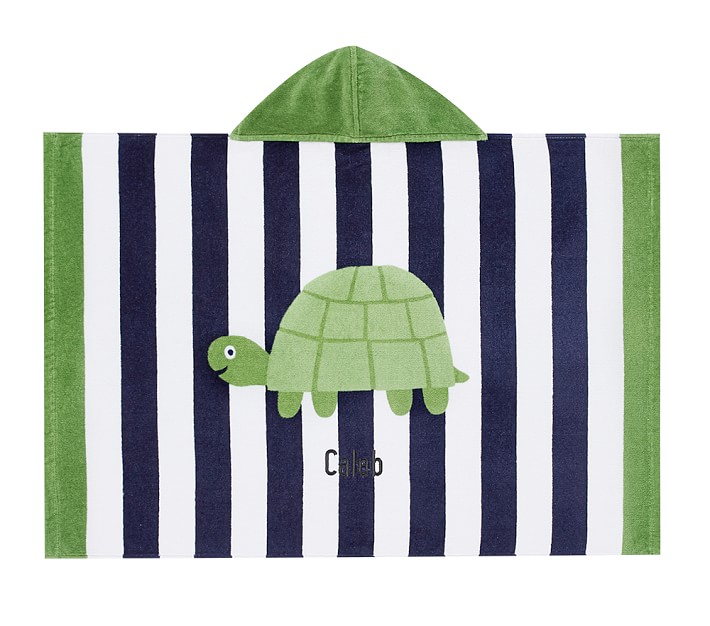 Turtle Striped Baby Beach Wrap | Pottery Barn Kids