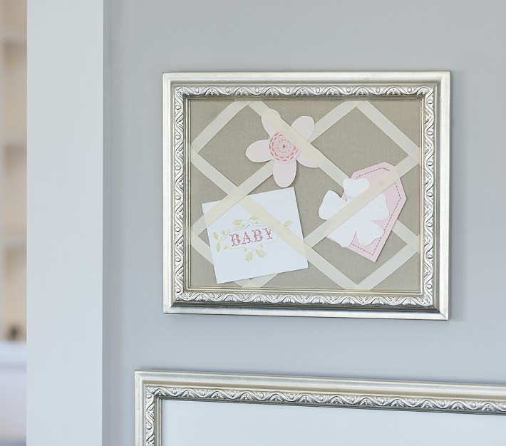 Silver Leaf Ribbon Board | Kids Art Display | Pottery Barn Kids