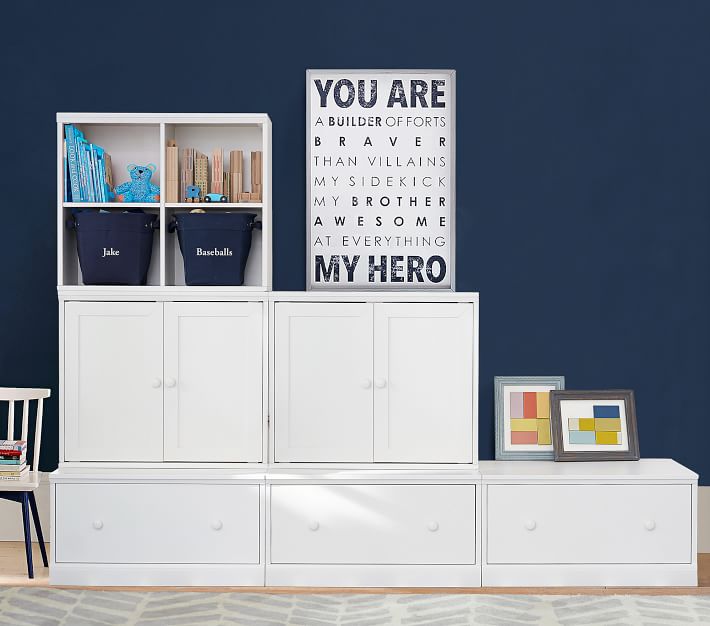 Build Your Own Cameron Wall System | Playroom Storage | Pottery Barn Kids