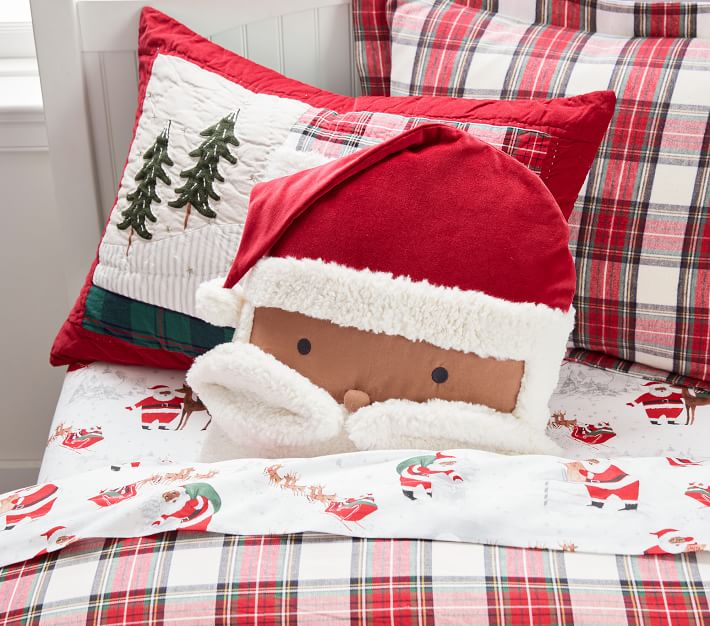 Santa Kids' Pillow | Pottery Barn Kids