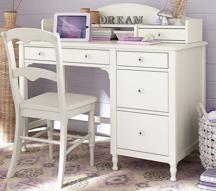 Juliette Kids Storage Desk & Hutch | Pottery Barn Kids