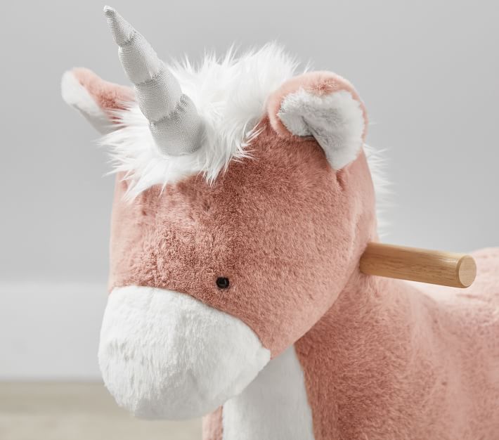 Unicorn Plush Nursery Rocker | Pottery Barn Kids