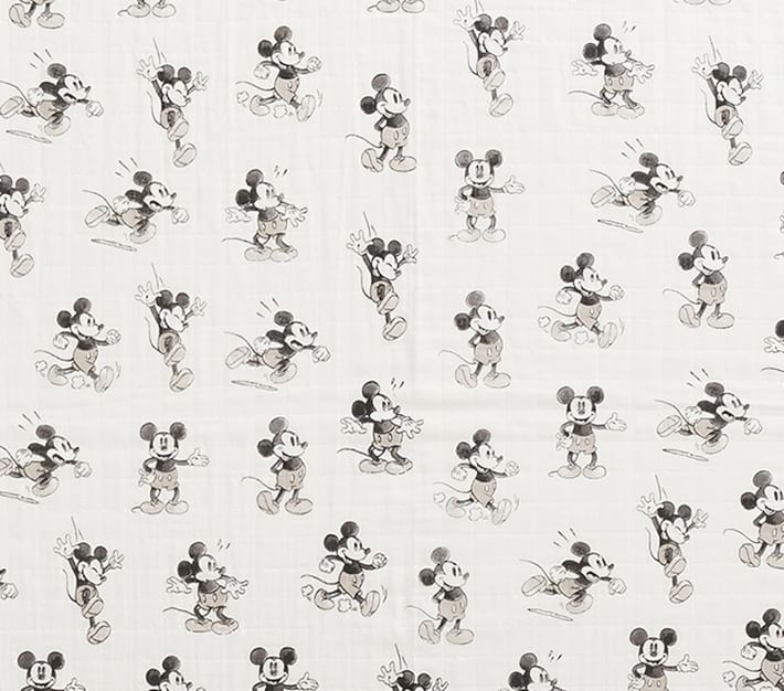 Disney Mickey Mouse Organic Swaddle Set | Pottery Barn Kids