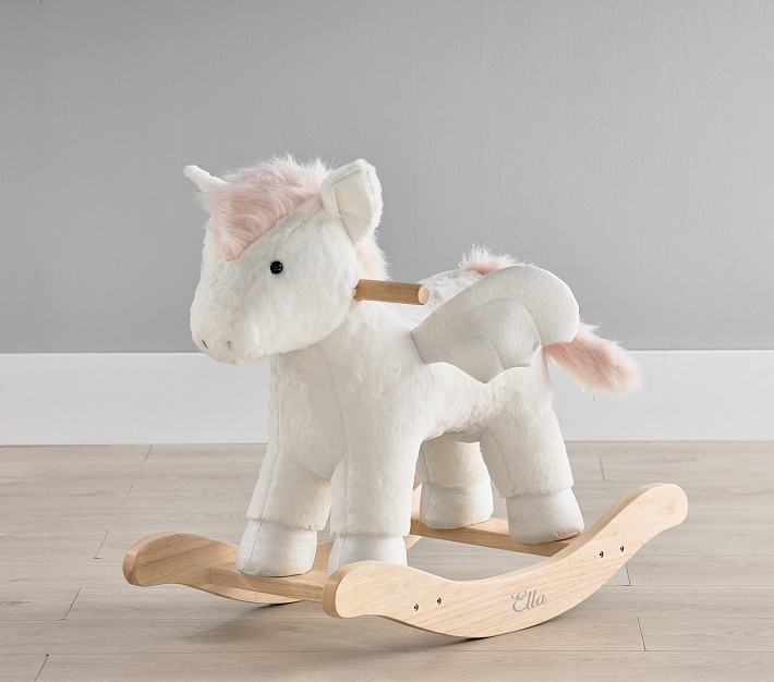 Pegasus Plush Rocker - Animal Rocker | Pottery Barn Kids